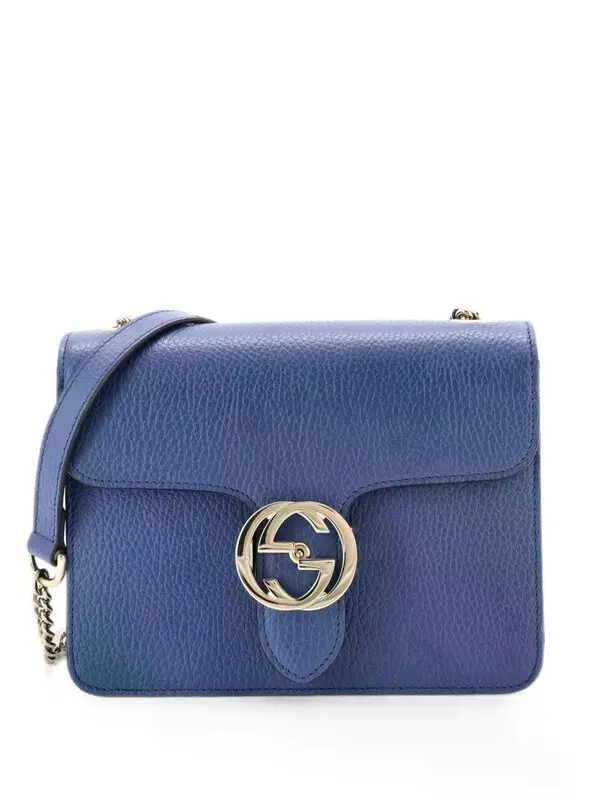 Gucci Interlocking Leather Small Shoulder Bag