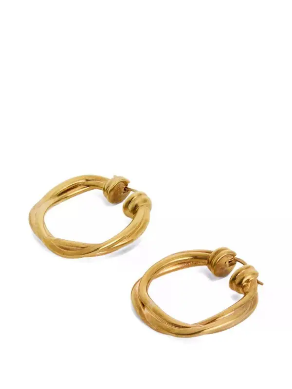 JIL SANDER Tangle Knot-detail Earrings