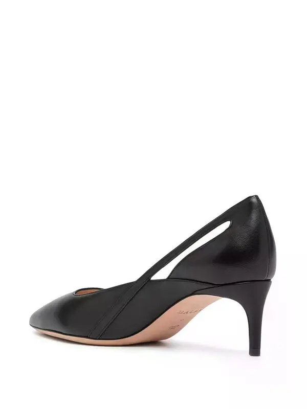 Bally Elsa B-chain-plaque Leather Pumps