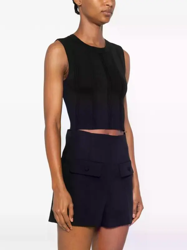 Sandro Crew-neck Crop Top