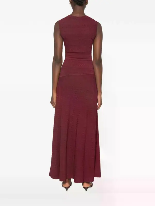 Sandro Button-embellished Maxi Dress
