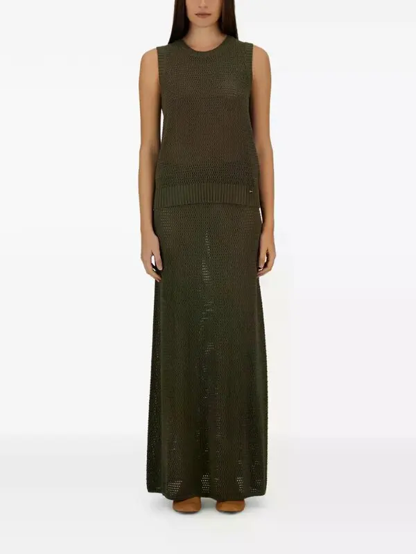 Herno Open-knit Maxi Skirt