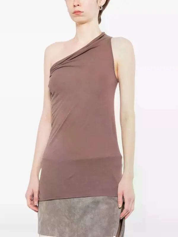 Rick Owens One-shoulder Draped Top