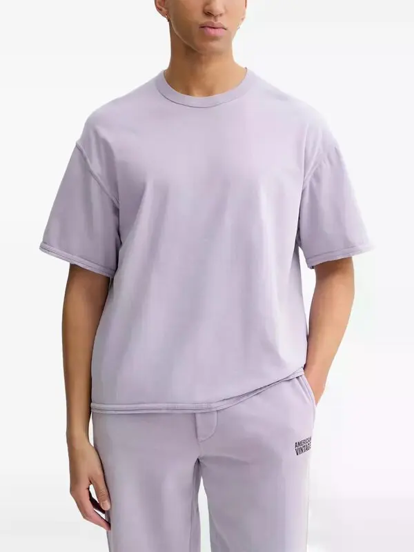 American Vintage Fazy Short-sleeve T-shirt - Purple