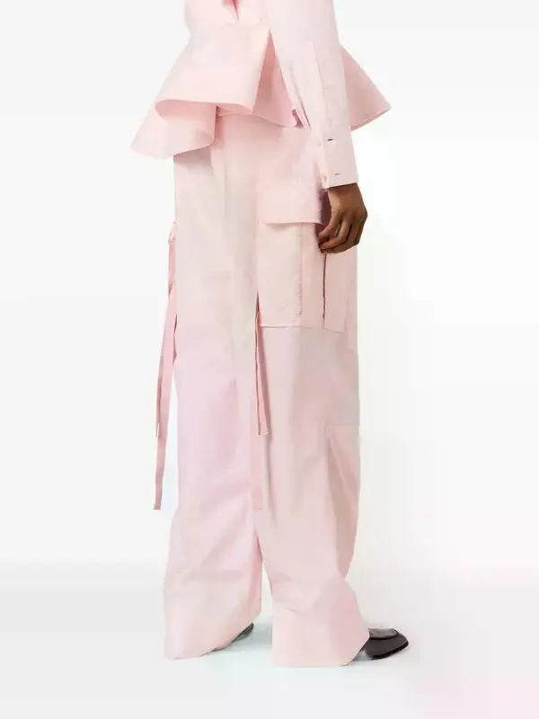 Stella McCartney Ribbon-trimmed Cargo Pants