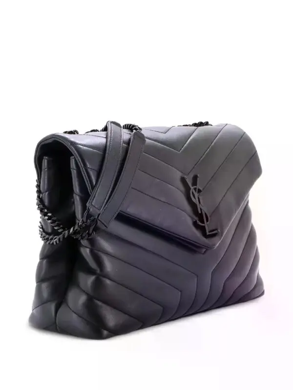 Saint Laurent Loulou Matelasse Chevron Leather Medium Shoulder Bag