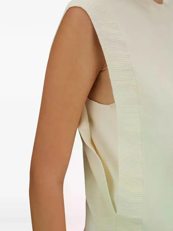Herno Ribbed-hem Tank Top
