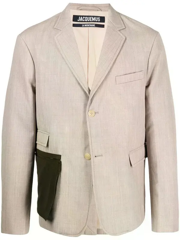 Jacquemus Pouch-pocket Single-breasted Blazer