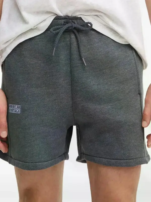 American Vintage Drawstring Logo Shorts