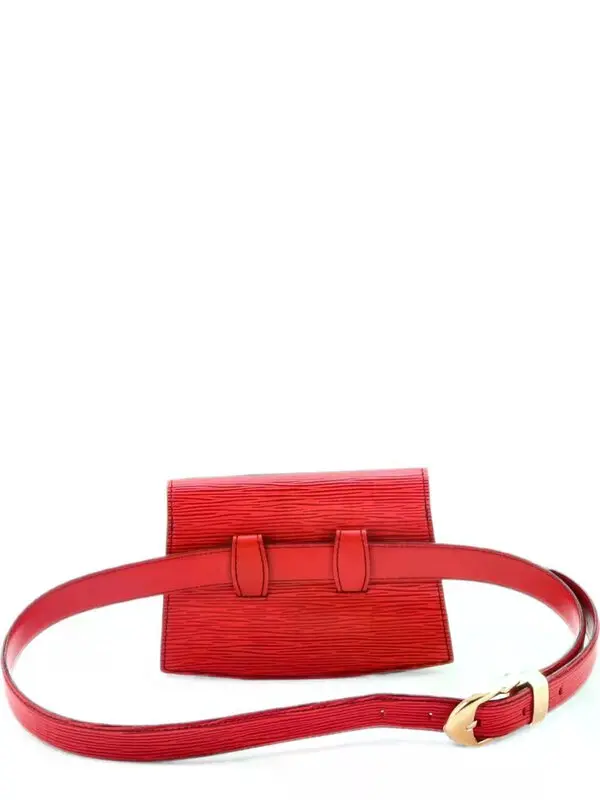 LOUIS VUITTON Tilsitt Bum Bag Epi Leather Clutch Bag - Red