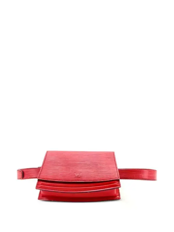 LOUIS VUITTON Tilsitt Bum Bag Epi Leather Clutch Bag - Red