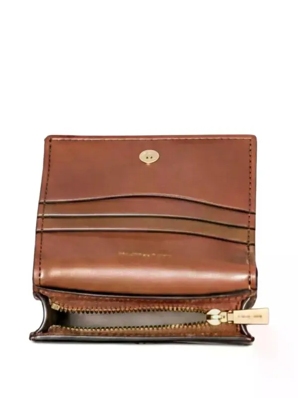 Michael Kors Small Hamilton Moderne Lock Leather Wallet