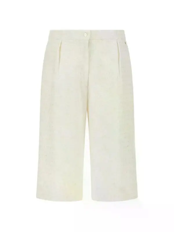 Herno Tweed Turn-up Shorts