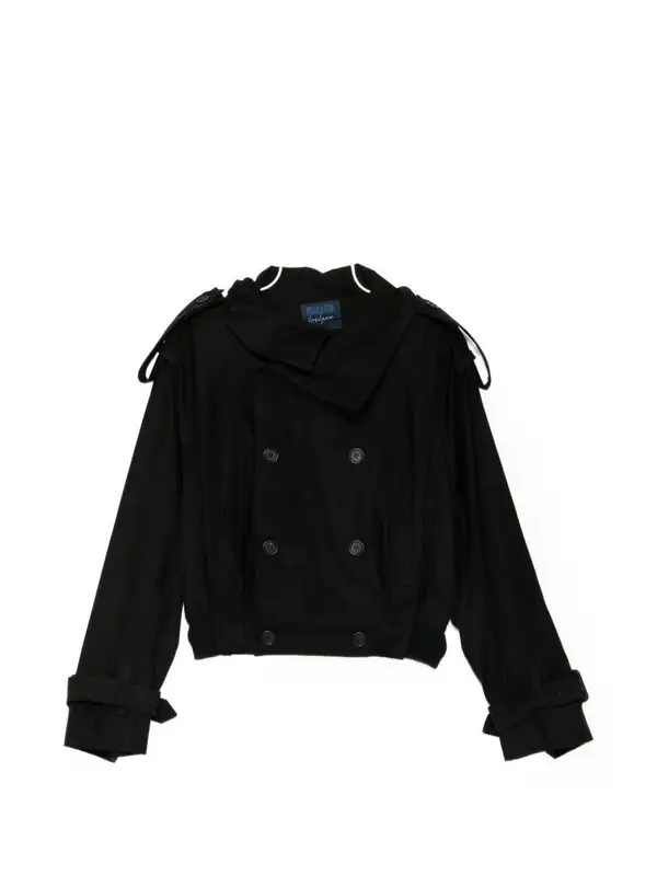Yohji Yamamoto Double-breasted Cropped Jacket