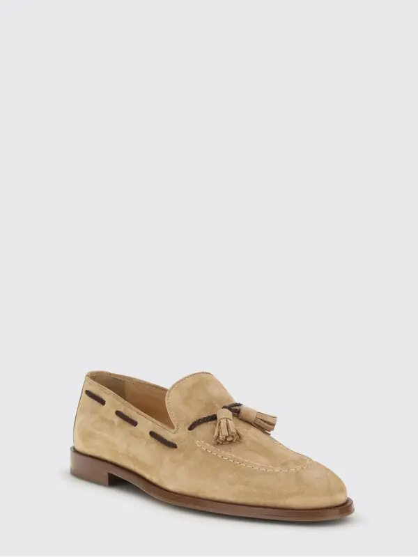 Brunello Cucinelli Suede Tassel Loafers