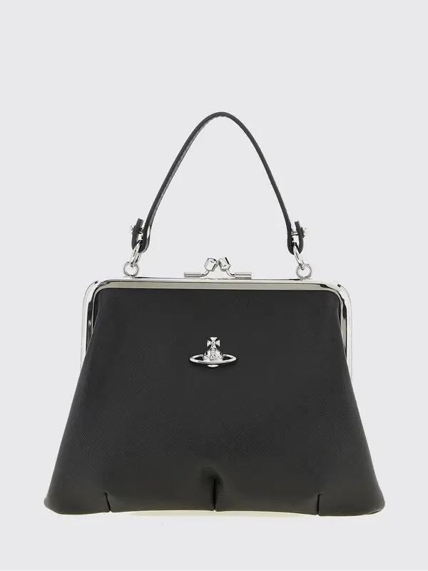 VIVIENNE WESTWOOD Orb Clasp Mini Bag - Black
