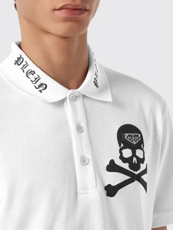 Philipp Plein Polo Shirt Colour - White