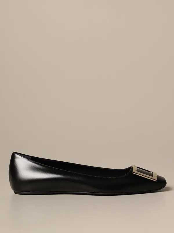 ROGER VIVIER Ballet Flats With Buckle Detailing
