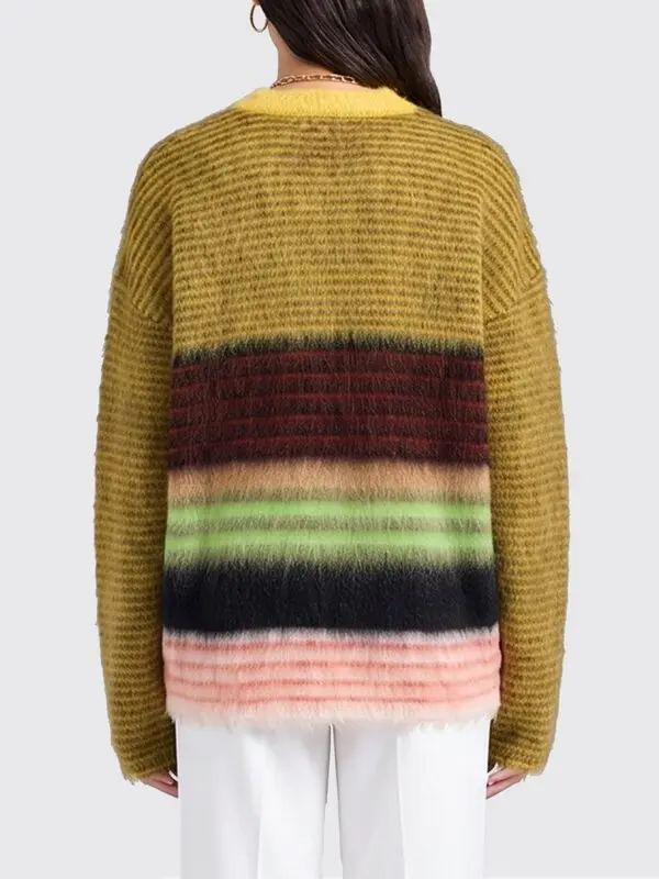 La DoubleJ Striped Wool & Mohair Jumper