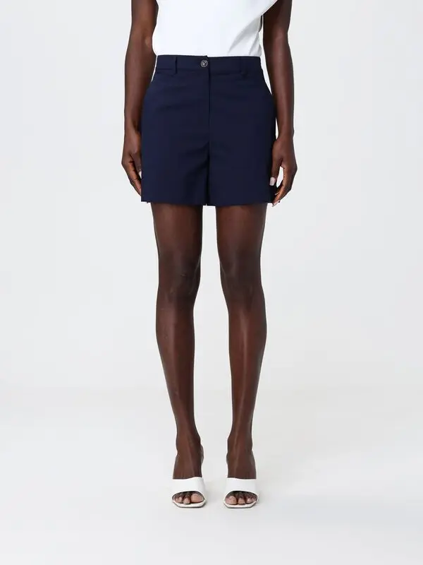 HANITA Twill Chino Shorts - Blue