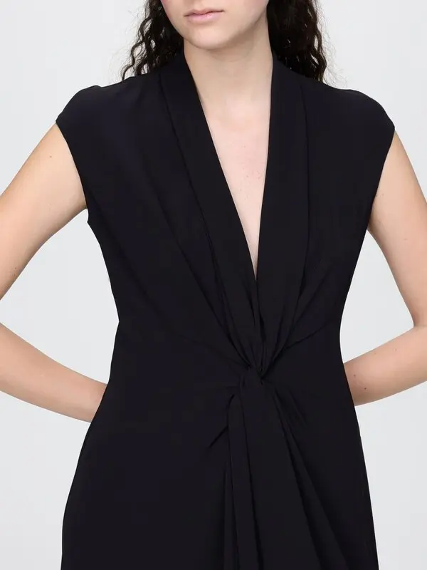 HANITA Draped Dress - Black