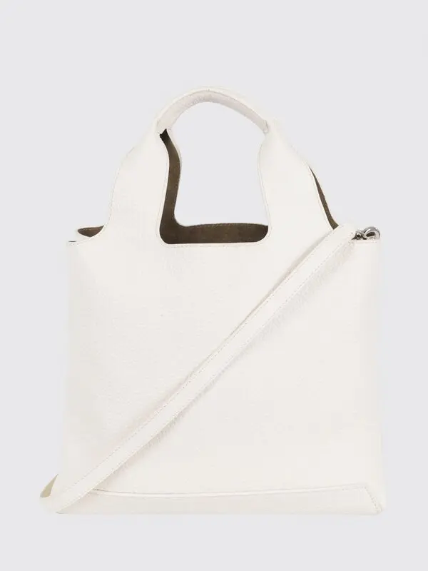 Hogan Grained Leather Handbag - Nude