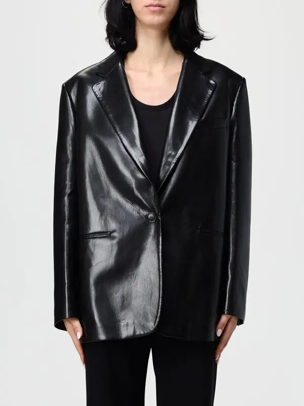 Andamane Leather Blazer