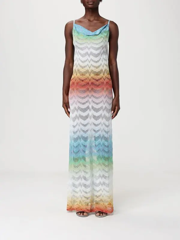 Missoni Maxi Dress With Zigzag Print