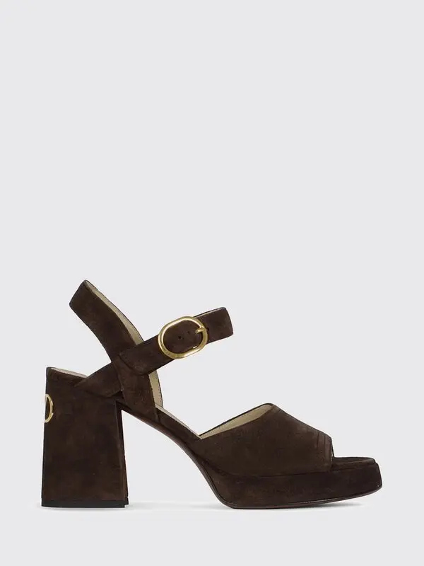 Valentino Garavani Fawcette Suede Sandals - Brown