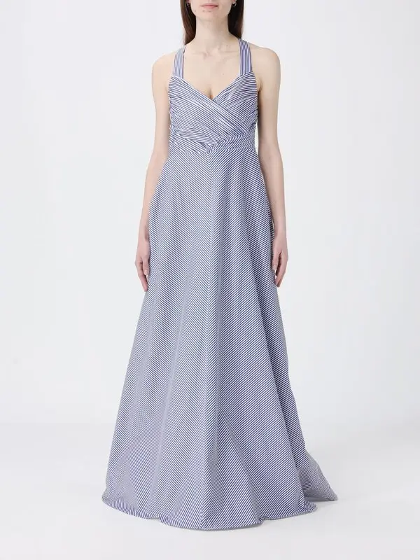 Ralph Lauren Jersey Long Dress - Striped