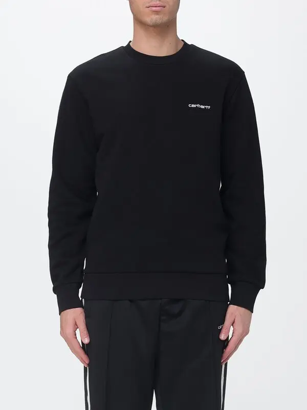 Carhartt Work In Progress Embroidered Logo Sweatshirt - Black