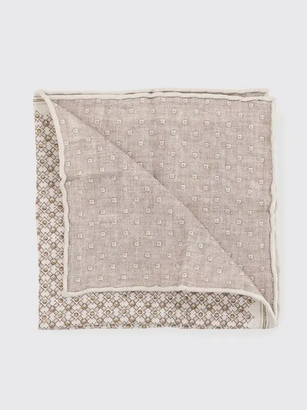 Brunello Cucinelli Silk Pouch - Brown