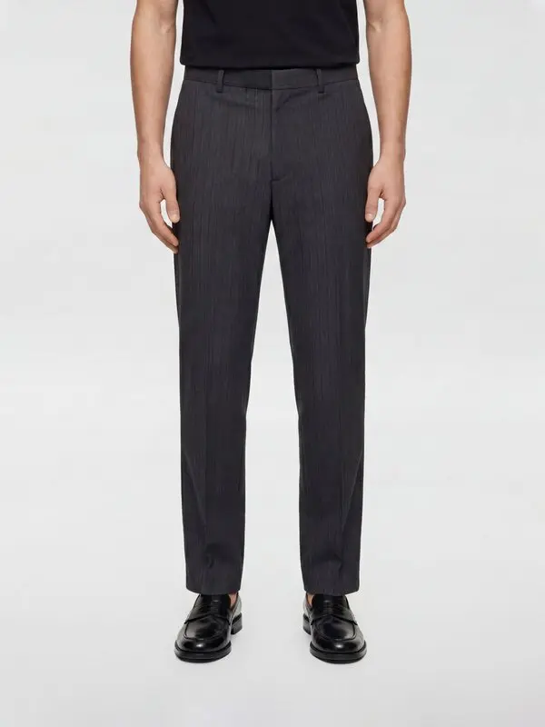 MAISON MARGIELA Tailored Virgin Wool And Cotton Trousers