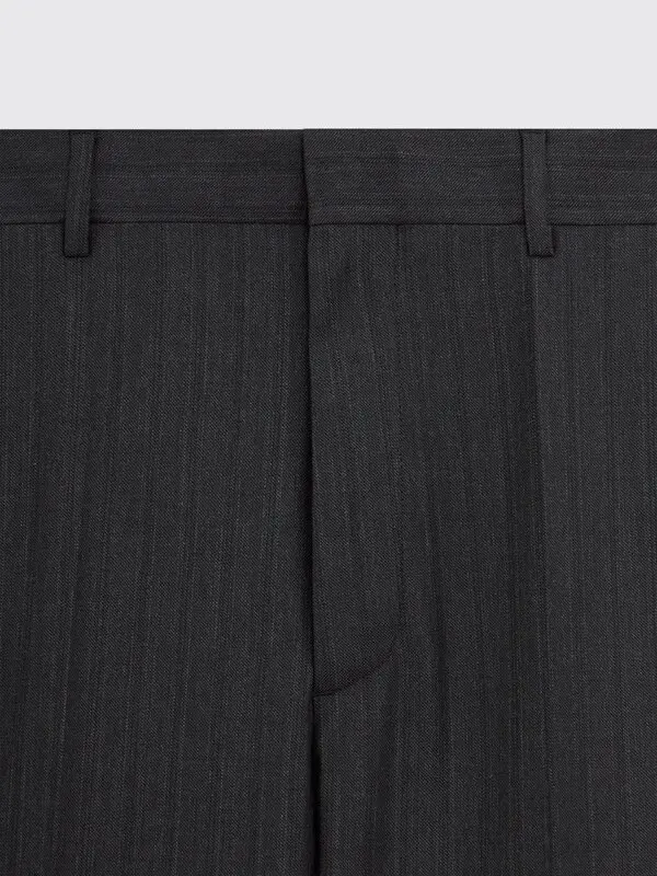 MAISON MARGIELA Tailored Virgin Wool And Cotton Trousers