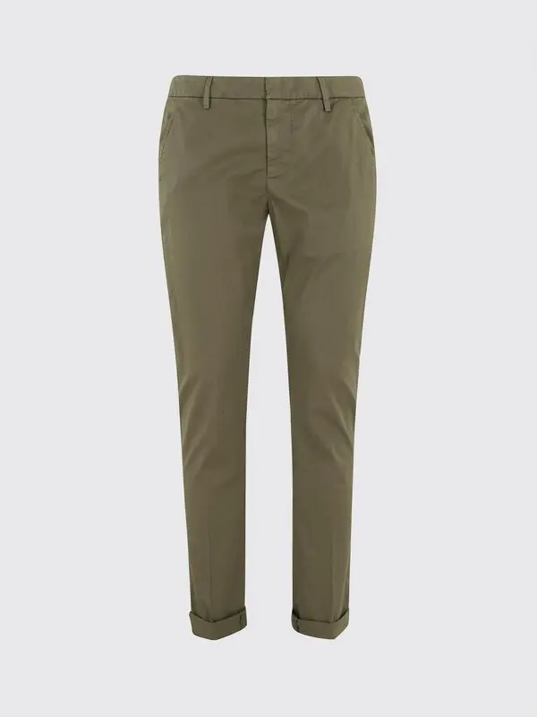 DONDUP Gabardine Chino Trousers - Green