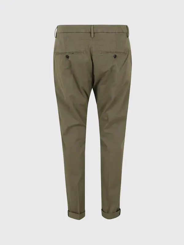 DONDUP Gabardine Chino Trousers - Green