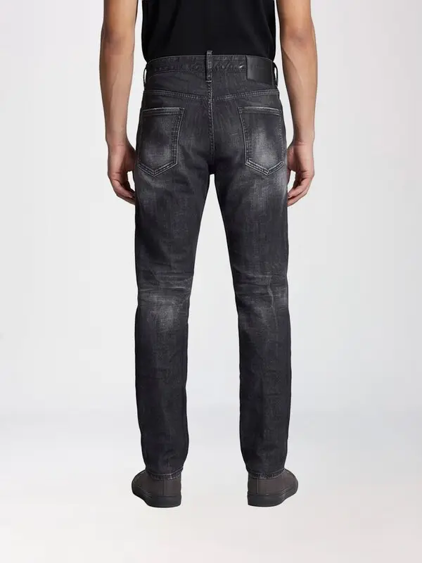 Dsquared2 Distressed Cotton Denim Trousers