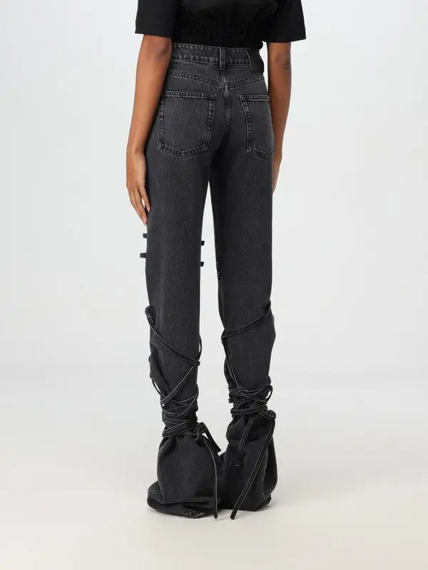 Alexander McQueen Asymmetrical Waist Jeans
