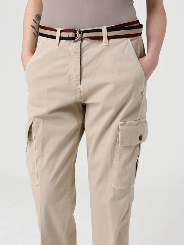 MASON'S Stretch Cotton Cargo Trousers
