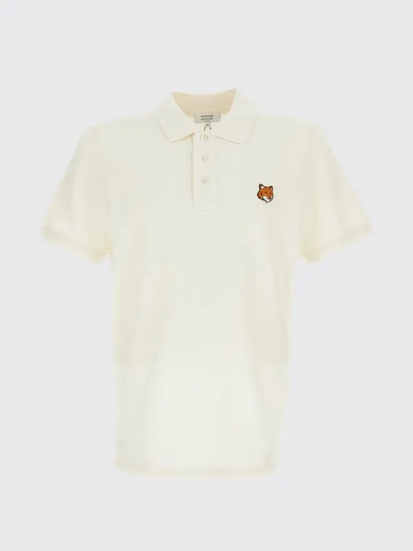 Maison Kitsuné Polo Shirt Colour - Beige
