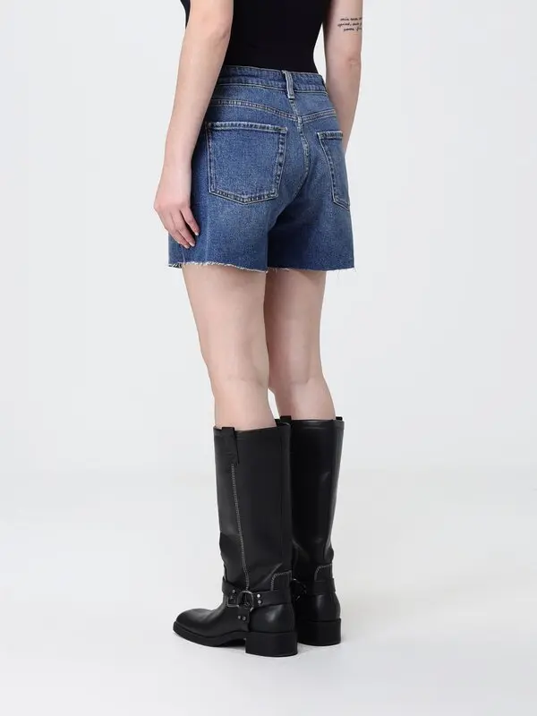 7 For All Mankind Cotton Denim Shorts