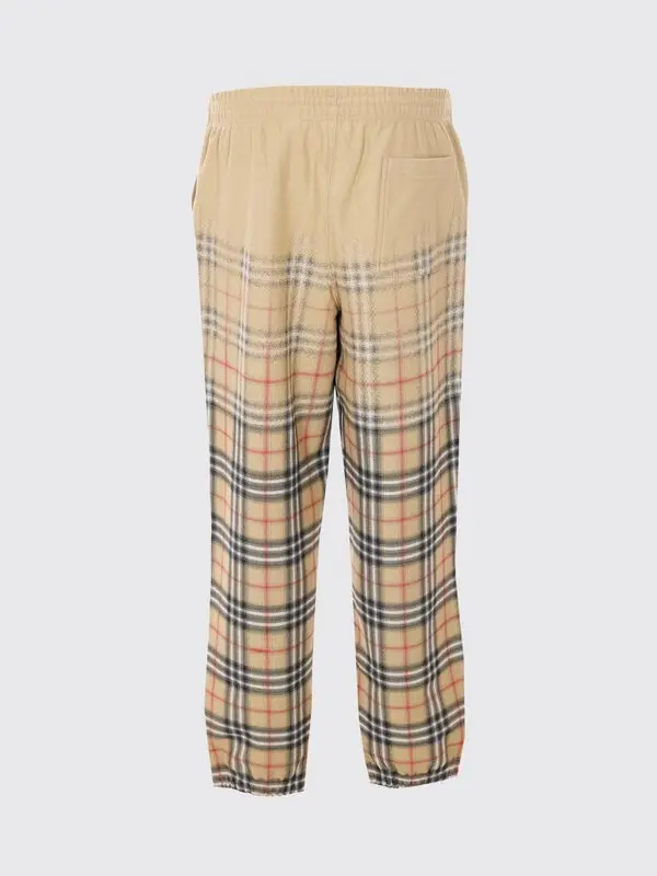 Burberry Jogging Trousers In Vintage Check Cotton
