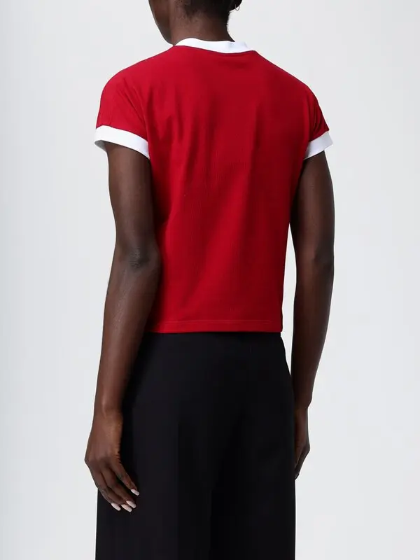 Versace Stretch Cotton T-shirt With Contrasting Details