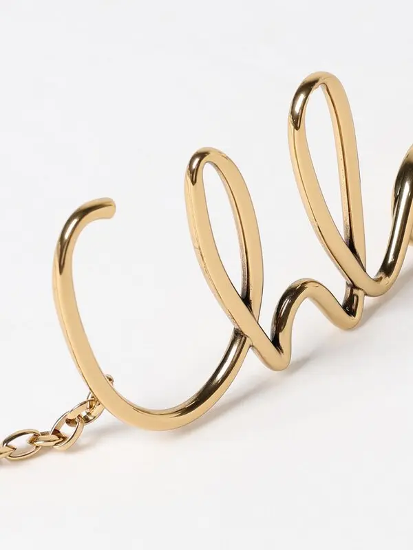 Chloé Chain Belt With Logo Detail