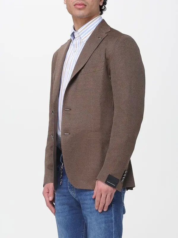 Tagliatore Single-breasted Cotton Blend Blazer