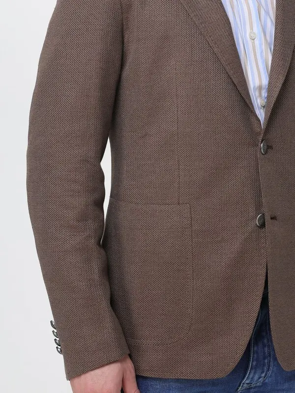 Tagliatore Single-breasted Cotton Blend Blazer