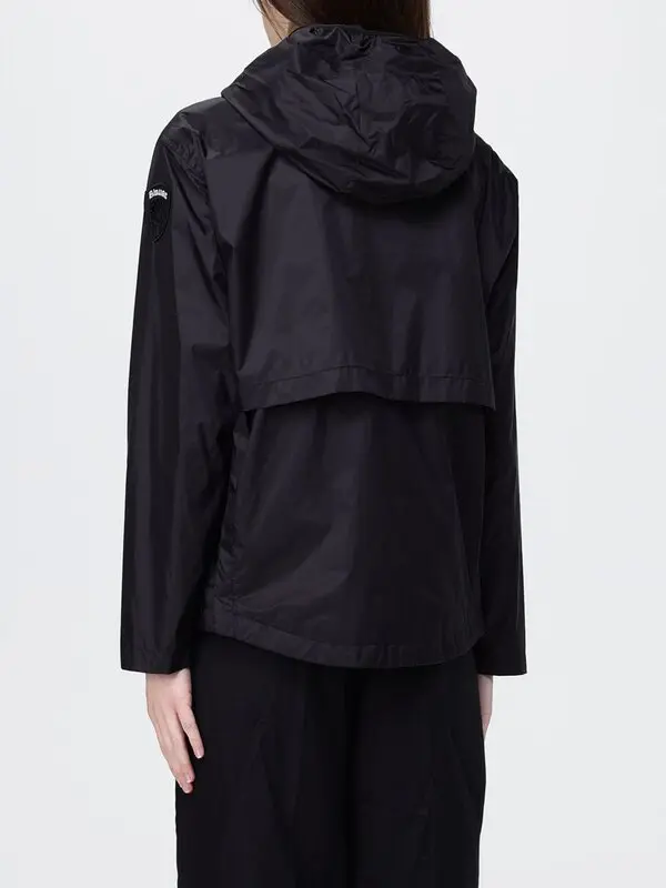 BLAUER. Polyester Hooded Jacket - Black