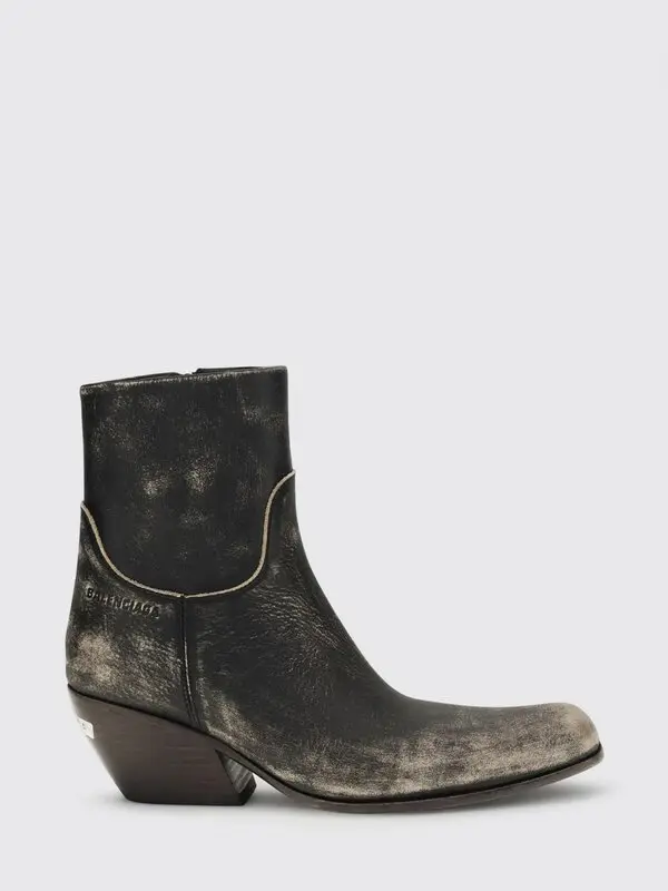 Balenciaga Memphis Leather Ankle Boots