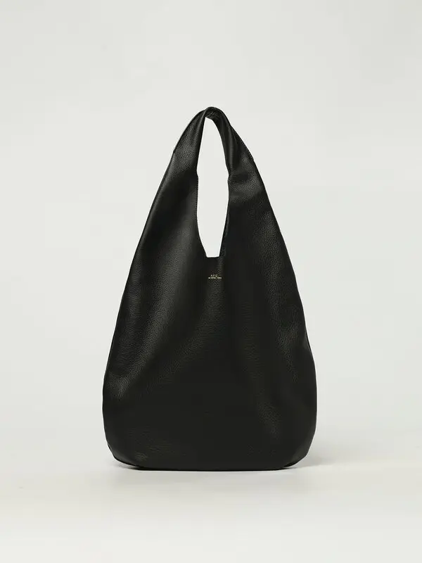 A.p.c. Leather Tote Bag - Black