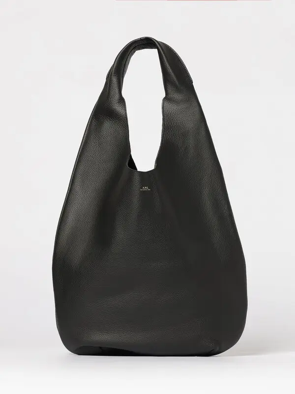 A.p.c. Leather Tote Bag - Black
